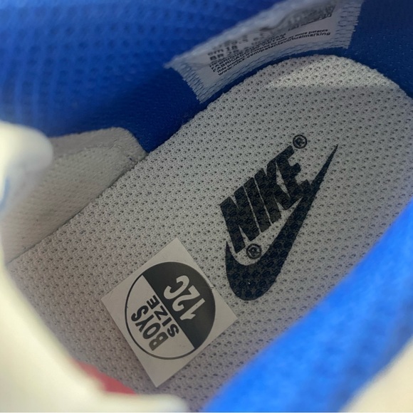 Nike | Shoes | Nike Dunk Low Bright Crimson Game Royal Size 2c Ps ...